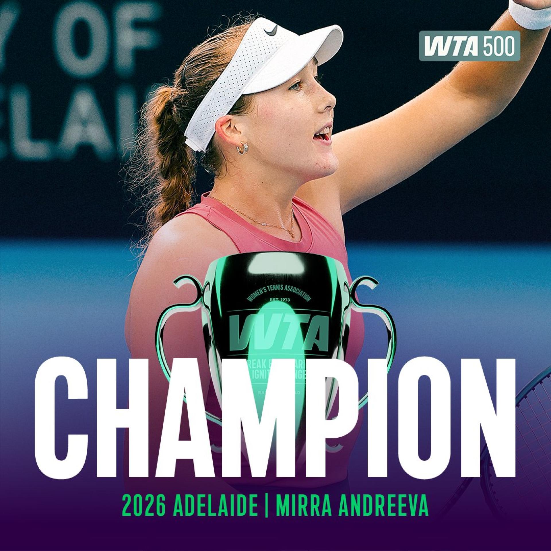 Mirra Andreeva gewinnt das Adelaide International