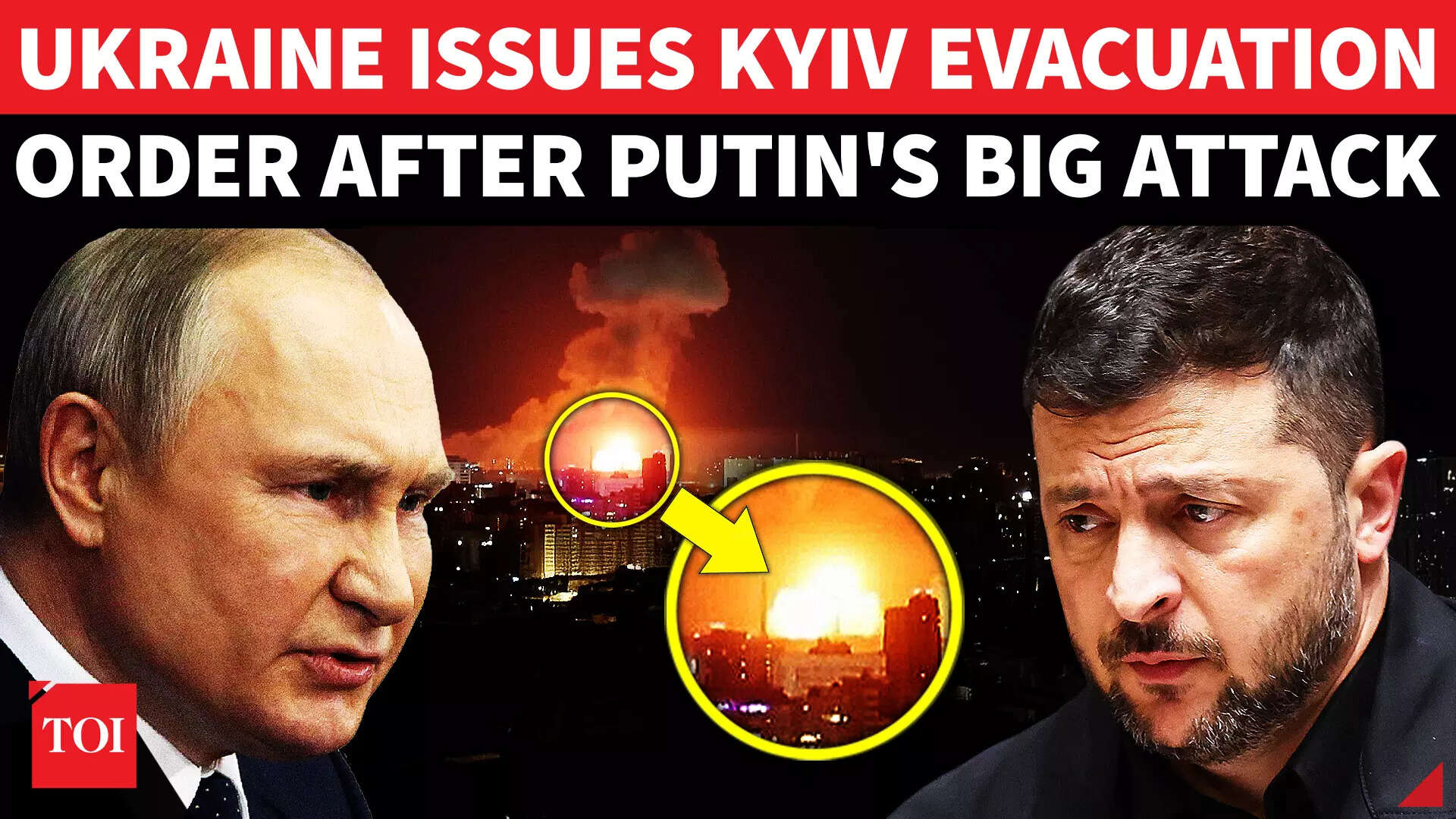 'Leave Kyiv now': Ukraine capital issues evacuation order as city reels ...