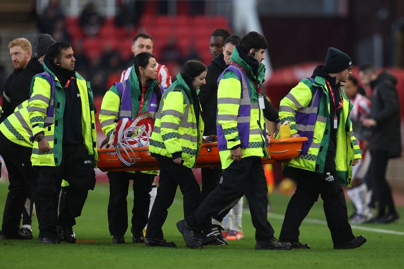 Man City star rushed to hospital in an ambulance after needing oxygen ...
