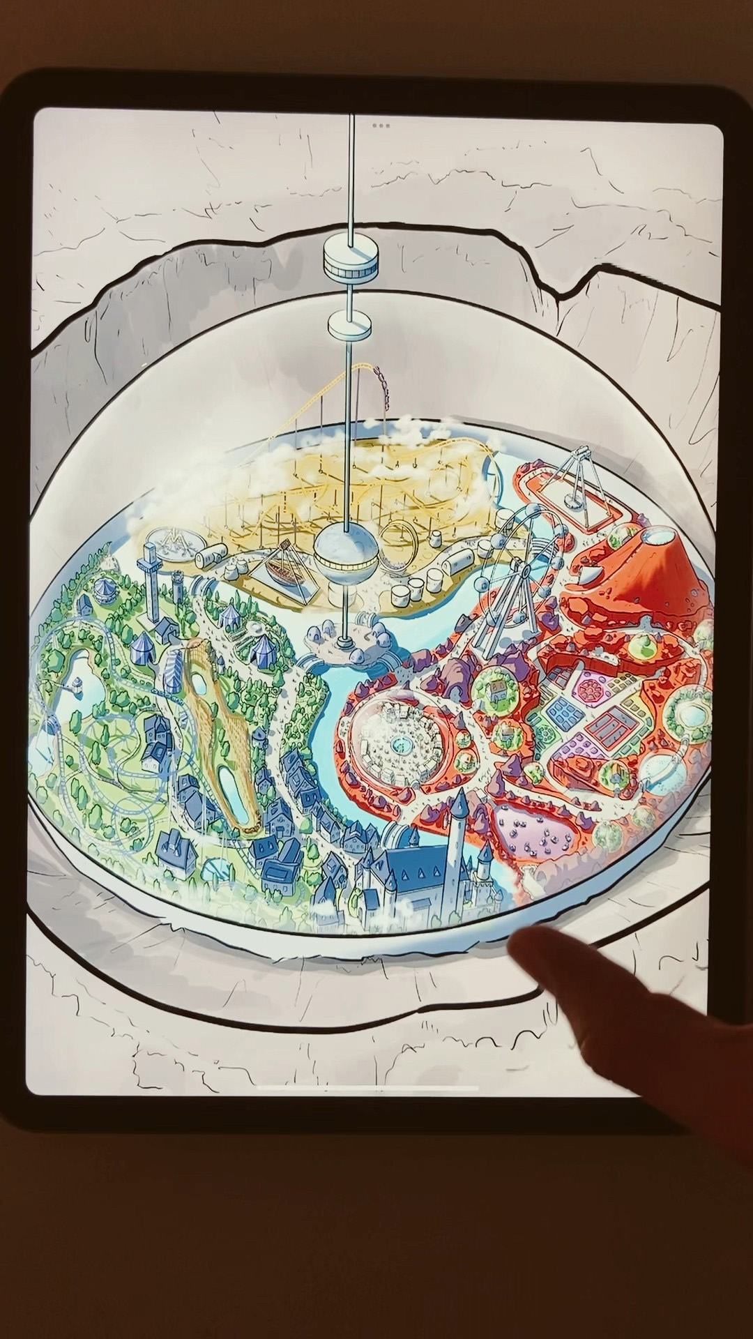 Creative lunar art on display