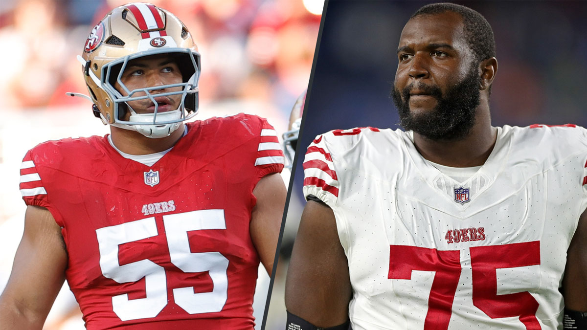 49ers elevate two linemen from practice squad for playoff game vs. Seahawks