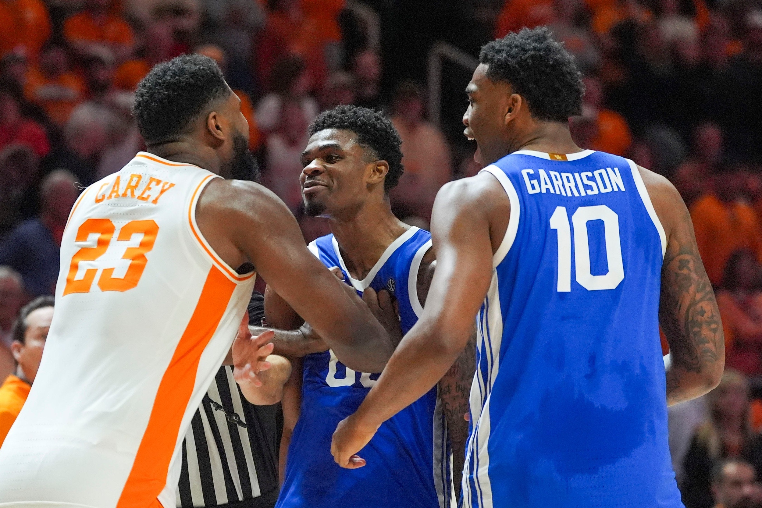 Kentucky and Tennessee got into brawl after Saturday’s game
