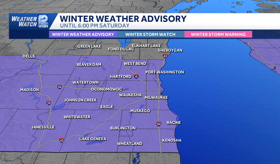 SE Wisconsin faces Sunday snow, ahead of bitter cold as temperatures ...