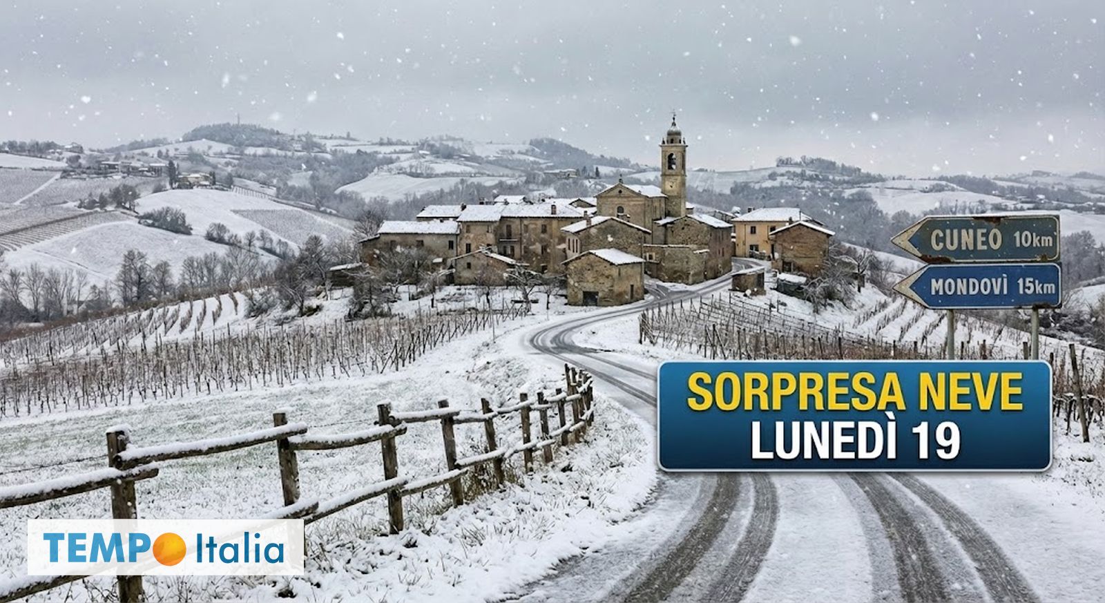 Meteo, sorpresa neve lunedì 19: fiocchi a bassa quota. Le zone a rischio