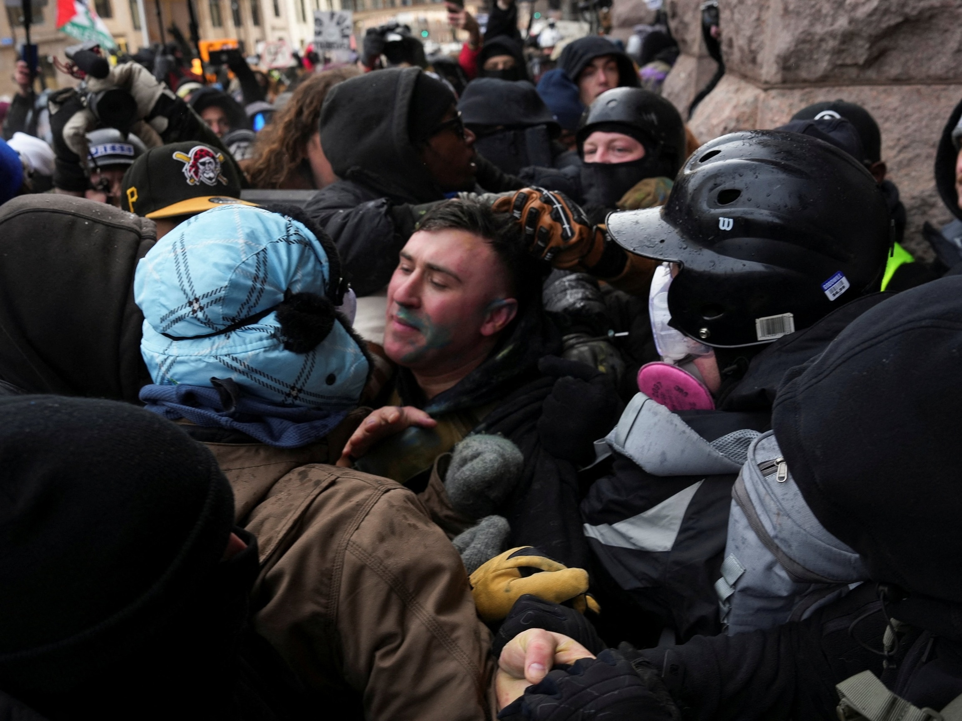Minneapolis ICE shooting live updates: Protests get tense near City Hall
