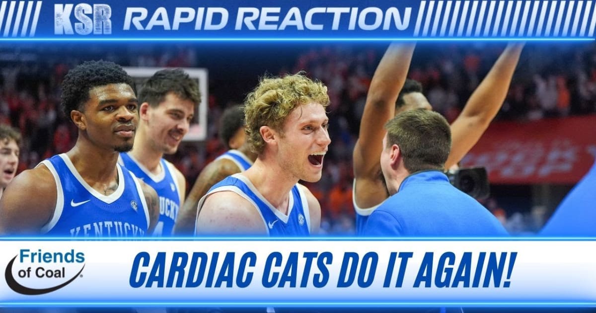 KSR’s rapid reaction to another Kentucky comeback and win in Knoxville