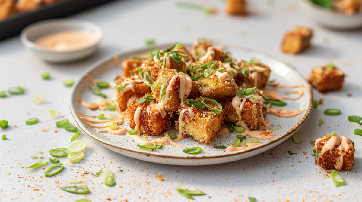 Sweet, spicy, and creamy: This bang bang tofu hits the mark