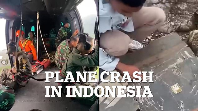 Plane crash in Indonesia kills all 11 onboard
