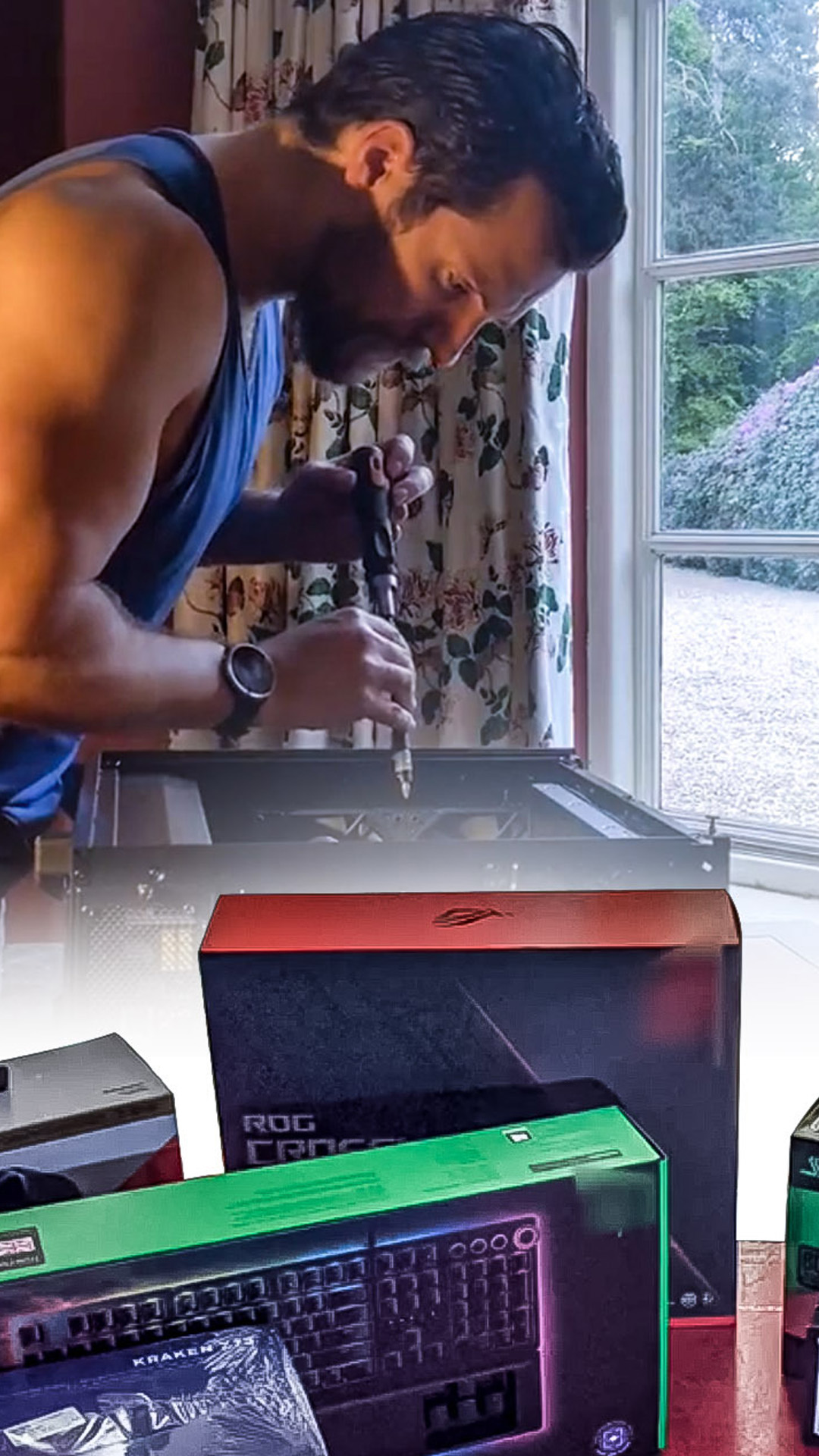 Superman built his own gaming PC for Red Dead Redemption