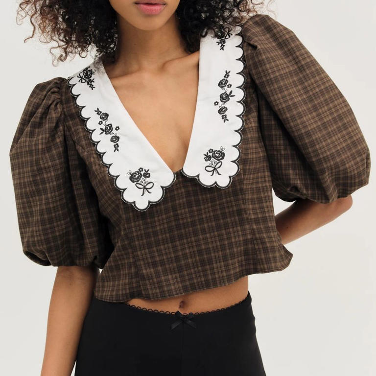 No longer just twee, Peter Pan collars are the latest cool-girl staple