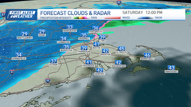 First alert: Tracking two rounds of snow today and tomorrow
