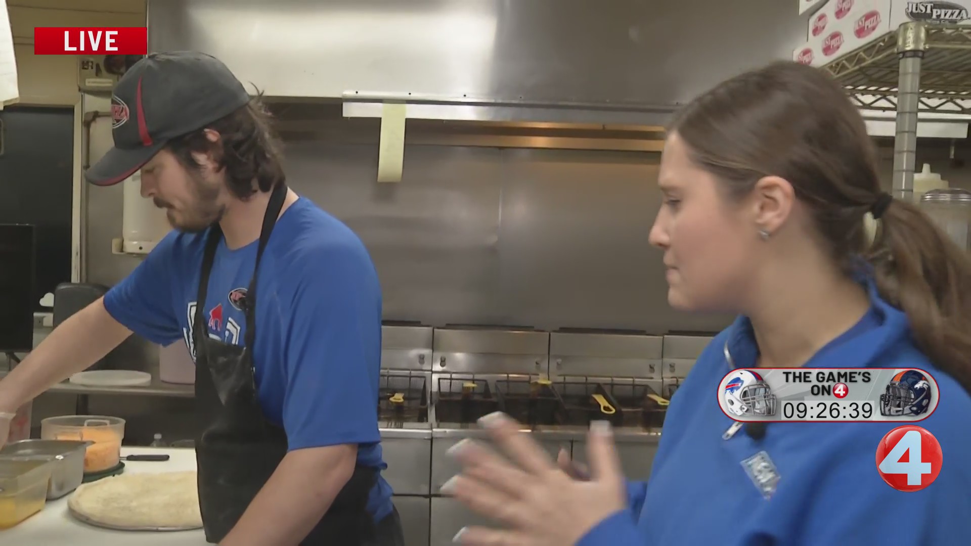 Just Pizza prepares for Bills' divisional round game