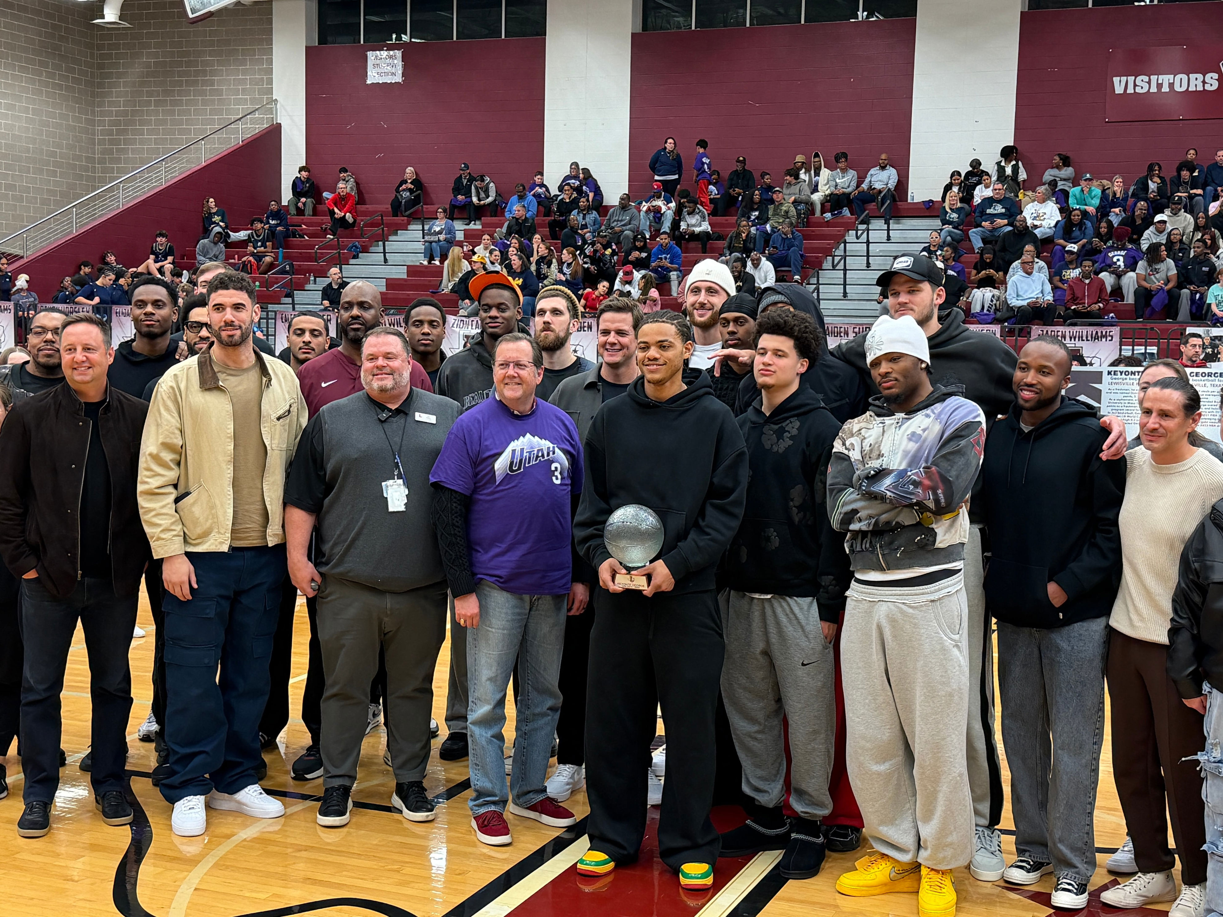 As his NBA career explodes, Jazz guard Keyonte George is honored by his ...