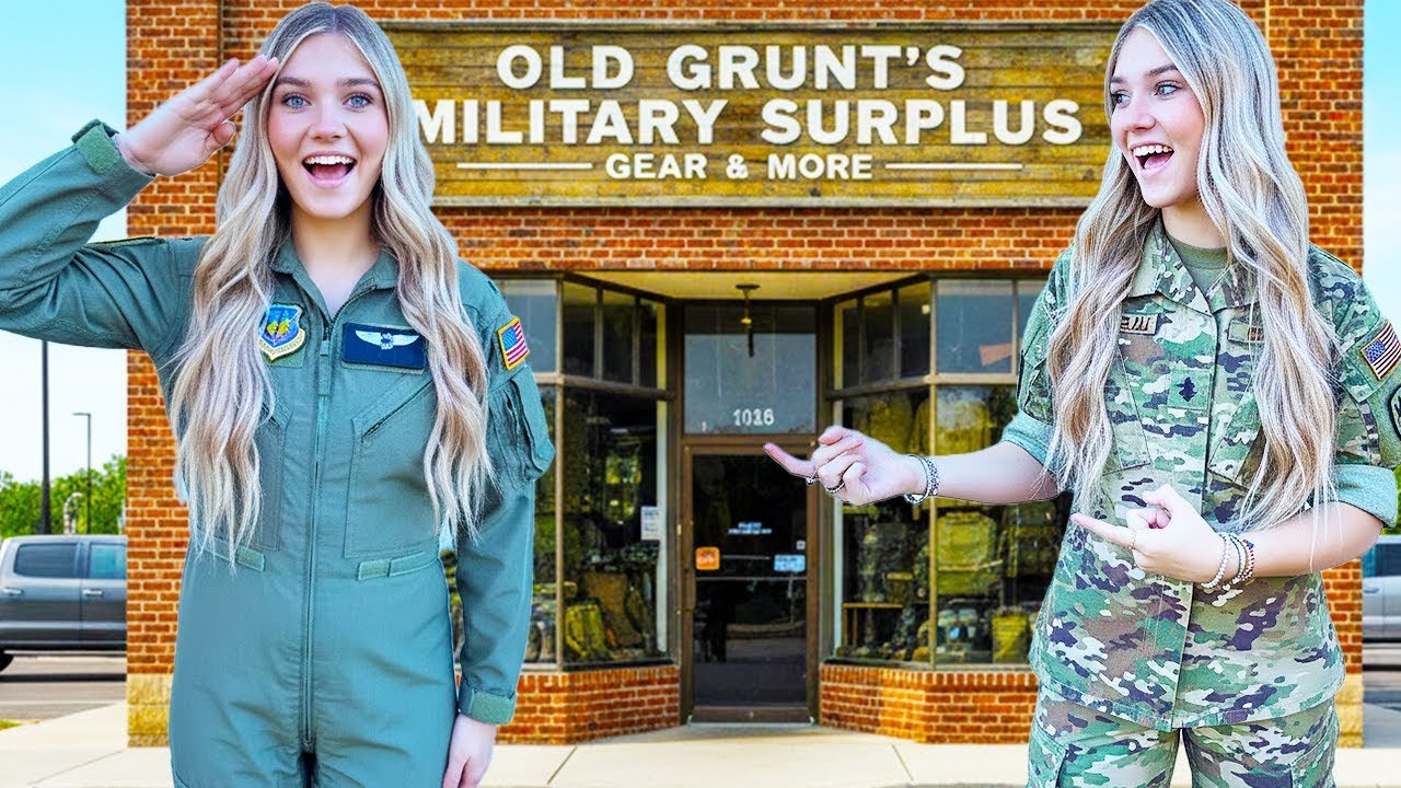 Visiting a military surplus store for the first time