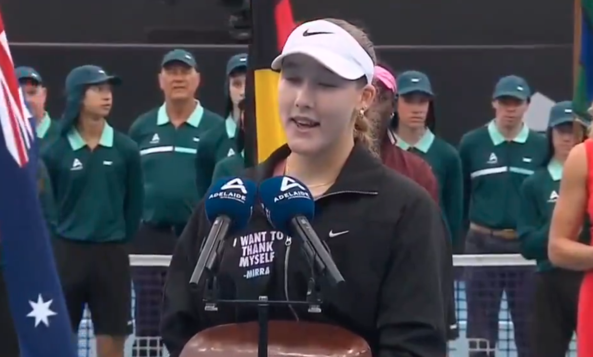 Tennis fans call out Mirra Andreeva over 'conceited' victory speech