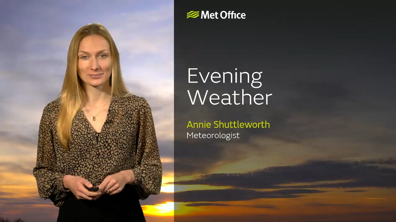Met Office Friday evening weather forecast 12/12/2025