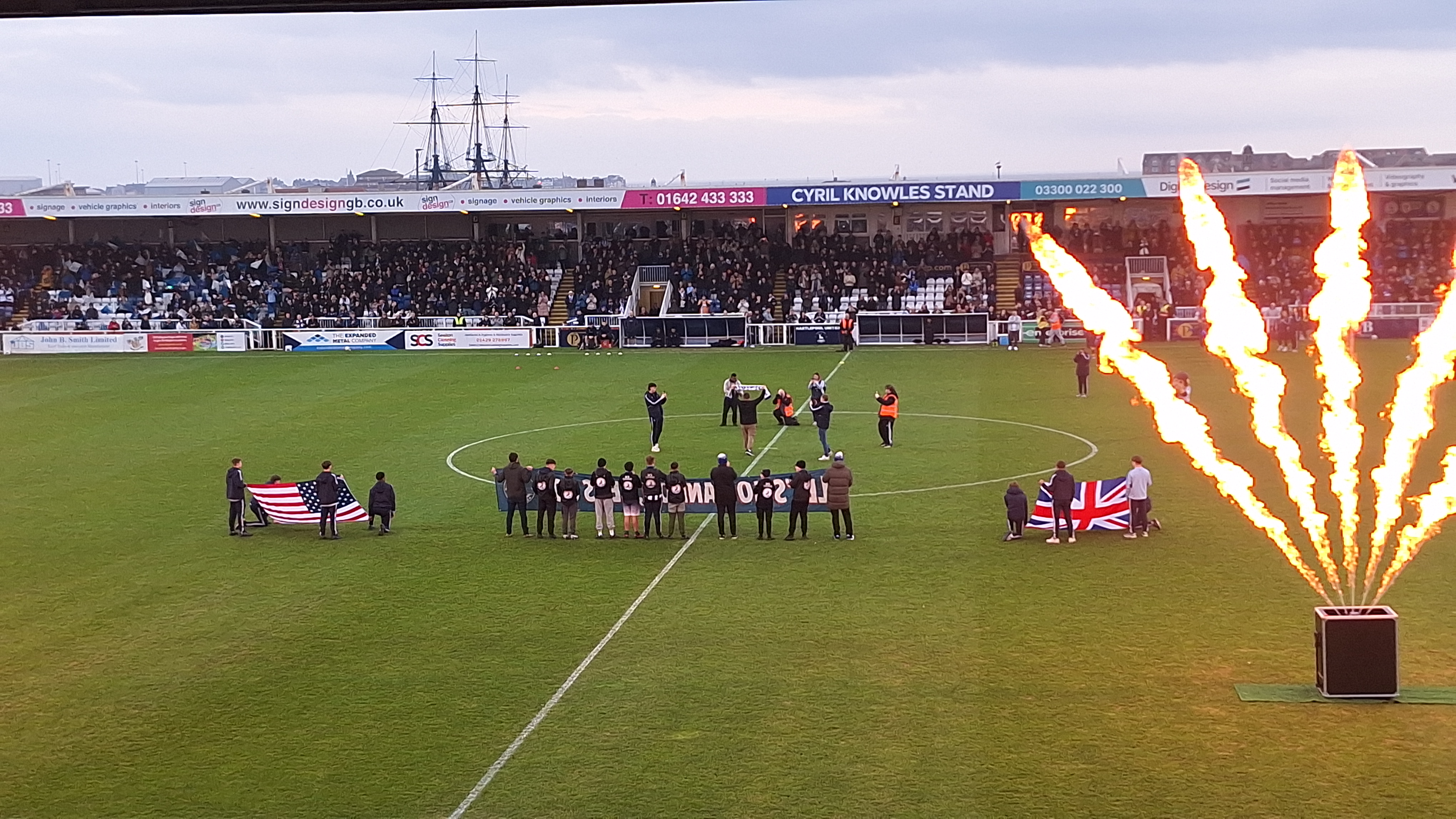 Hartlepool United backed by bumper crowd for Landon Smith's first home ...
