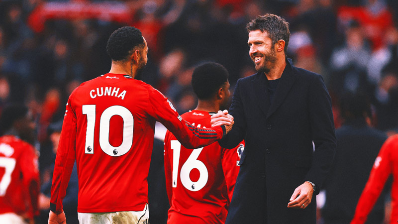 Manchester United crush Manchester City in Michael Carrick's first game ...
