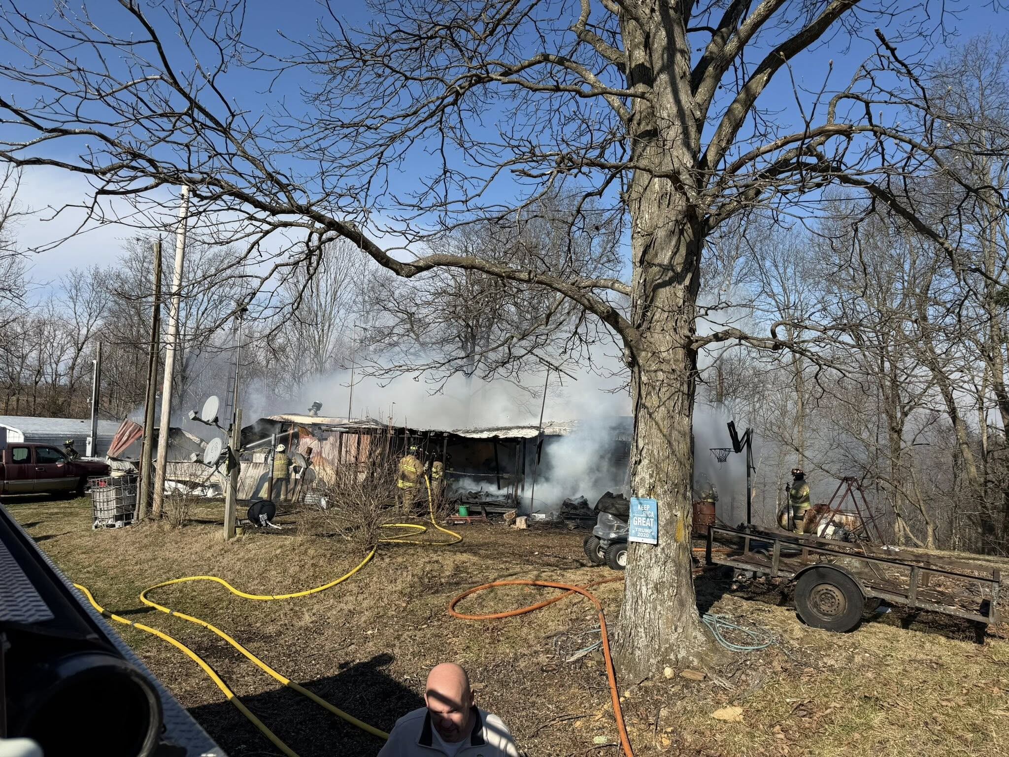 Columbia Adair County Fire Department stays busy with 2 fires on Friday