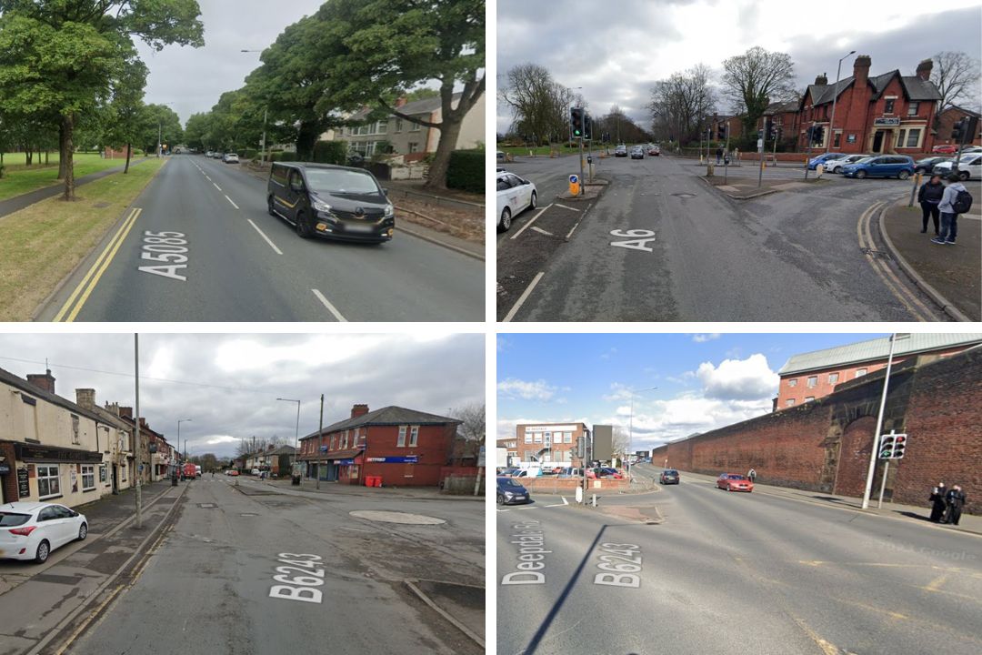 An A road lane closure & other major roadworks starting in Preston next ...