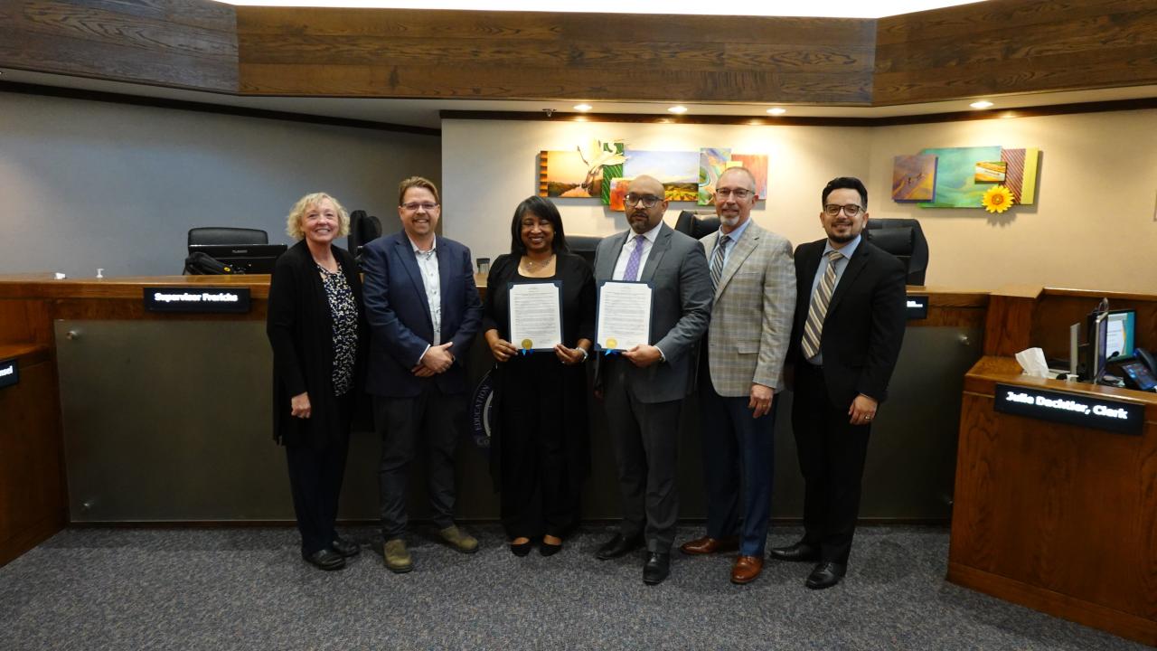 UC Davis staff, YCOE Superintendent joins Yolo County Board for MLK Jr. Day