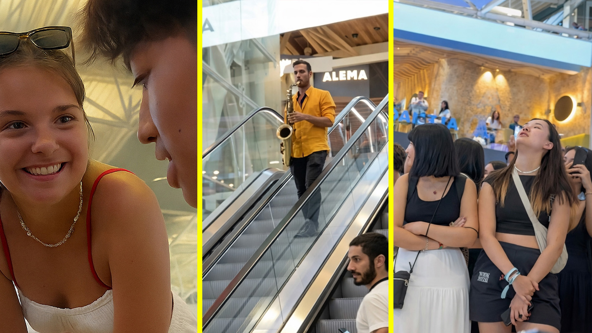 Did anyone expect this on the escalators?