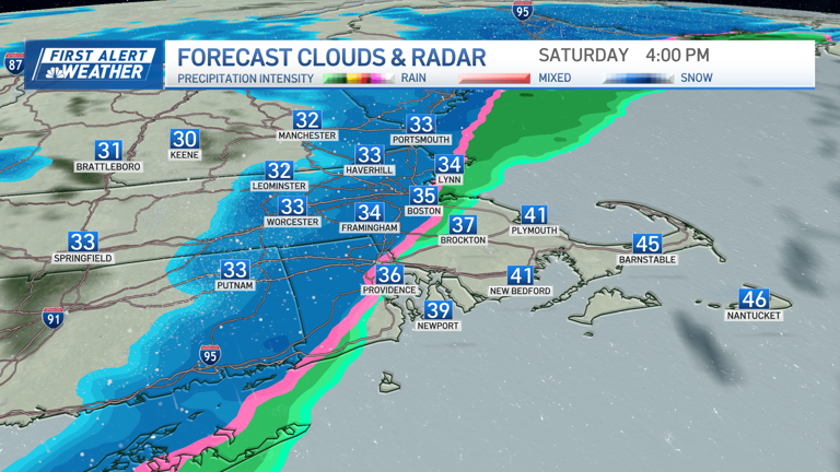 First alert: Tracking two rounds of snow today and tomorrow