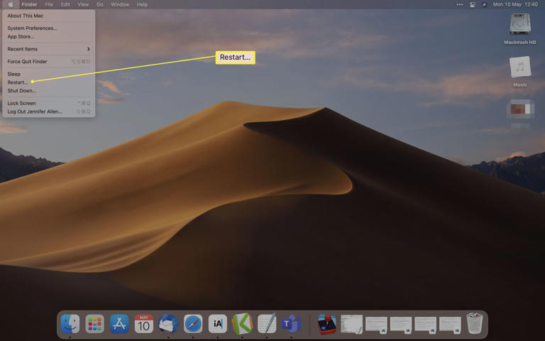 Restart a Mac in recovery mode the right way