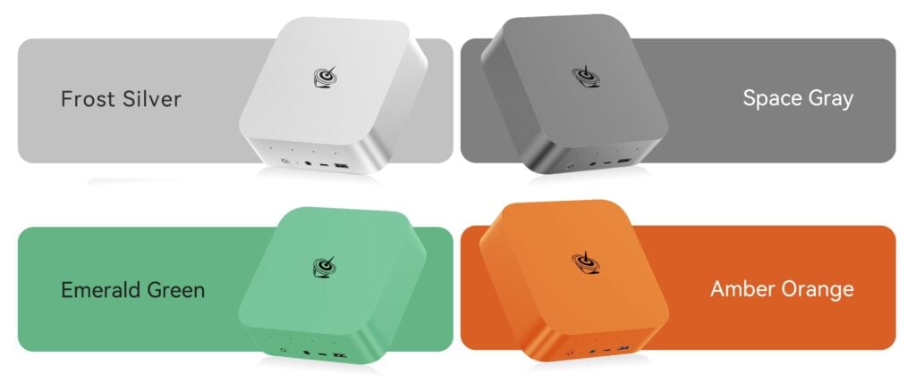 Beelink SER10 mini PC: 10GbE, AMD Ryzen AI HX 470, orange and green colors