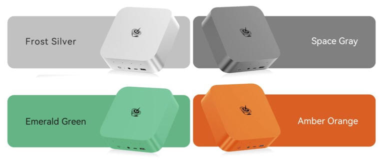 Beelink SER10 mini PC: 10GbE, AMD Ryzen AI HX 470, orange and green colors