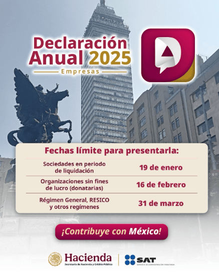 Si tu empresa cumple un requisito, el SAT te exige declarar antes del ...