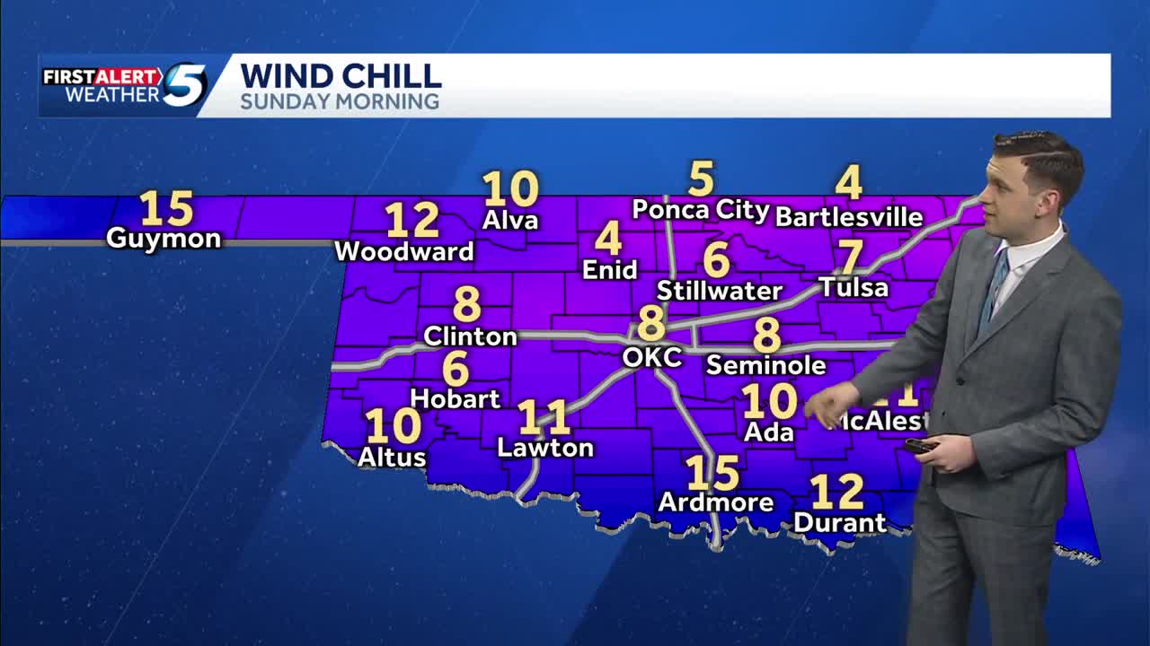 Timeline: Strong winds create cold conditions, wildfire risk for Oklahoma