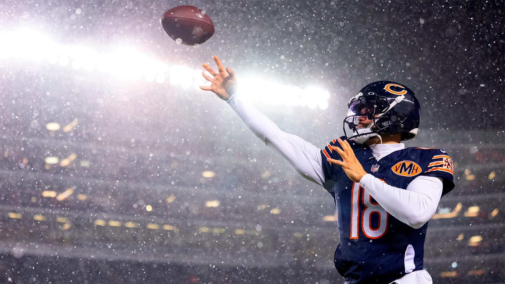 Bears quarterback Caleb Williams gave a master class in leadership and ...