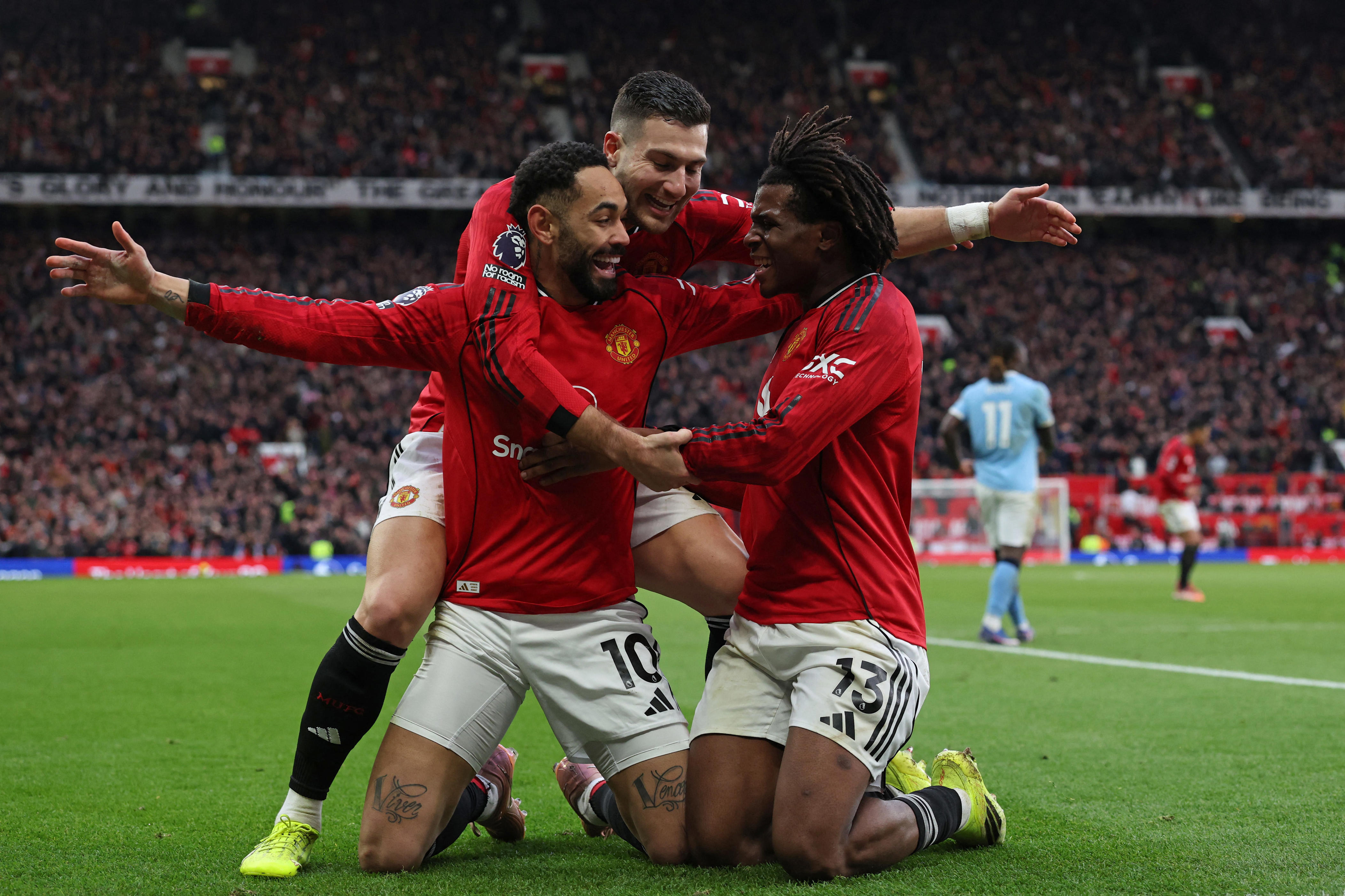 Manchester derby highlights: United dominates City in new boss Carrick ...