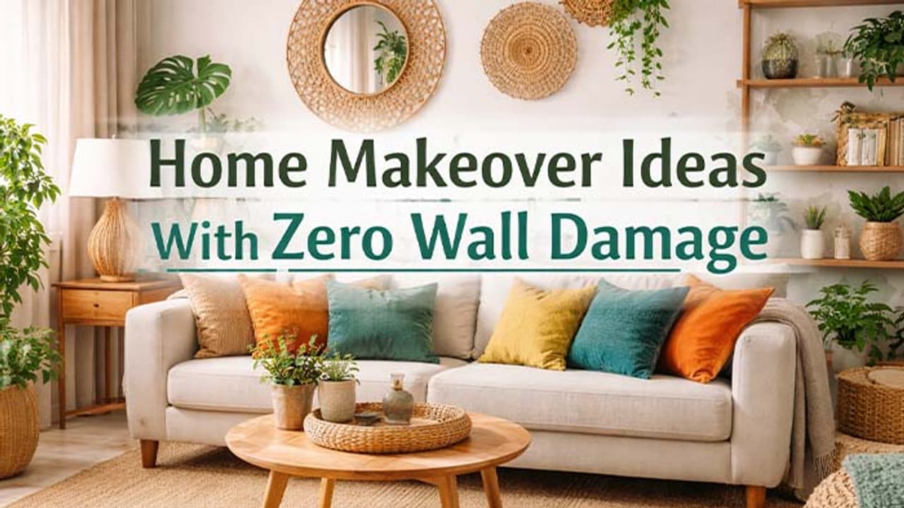 8 rental-friendly home makeover ideas with zero wall damage you'll love