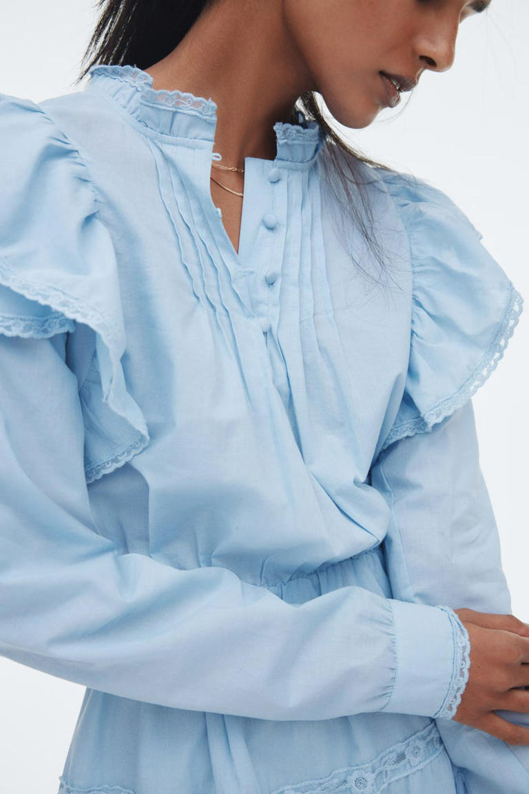 Localizado en la nueva colección de H&M el vestido boho romántico más ...