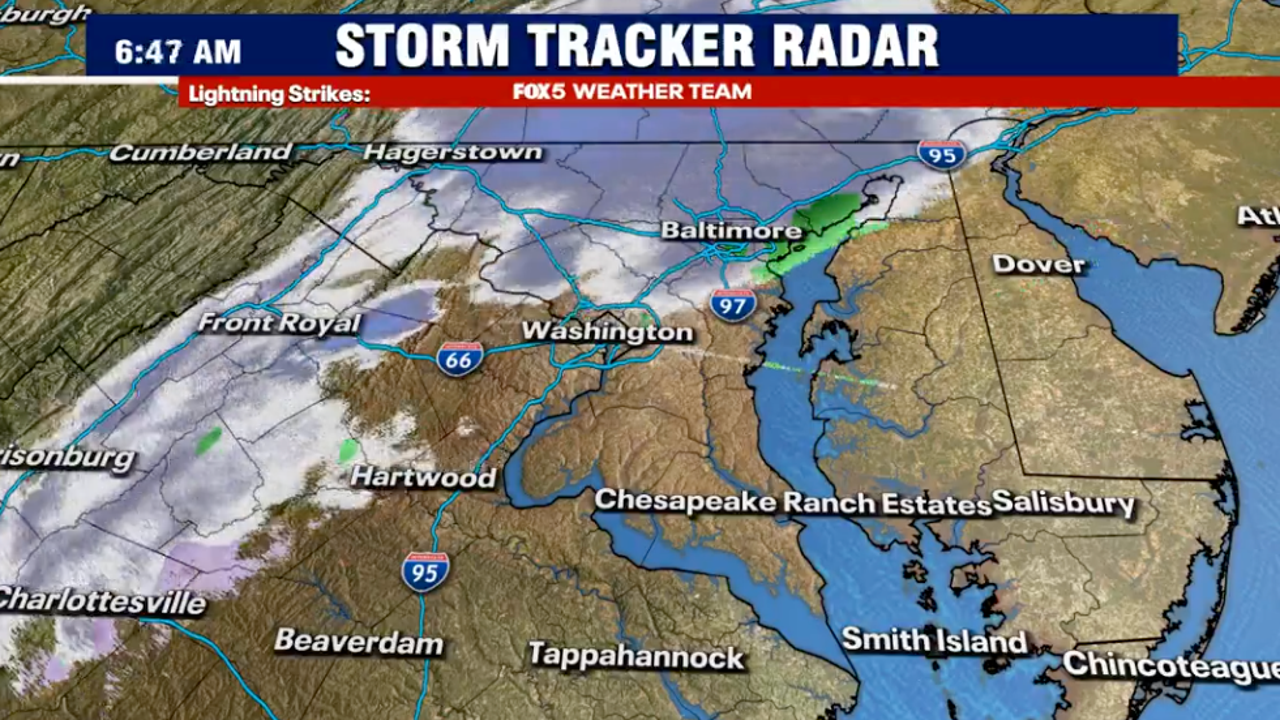 DC weather: Cold front brings rain, snow, and chilly temperatures