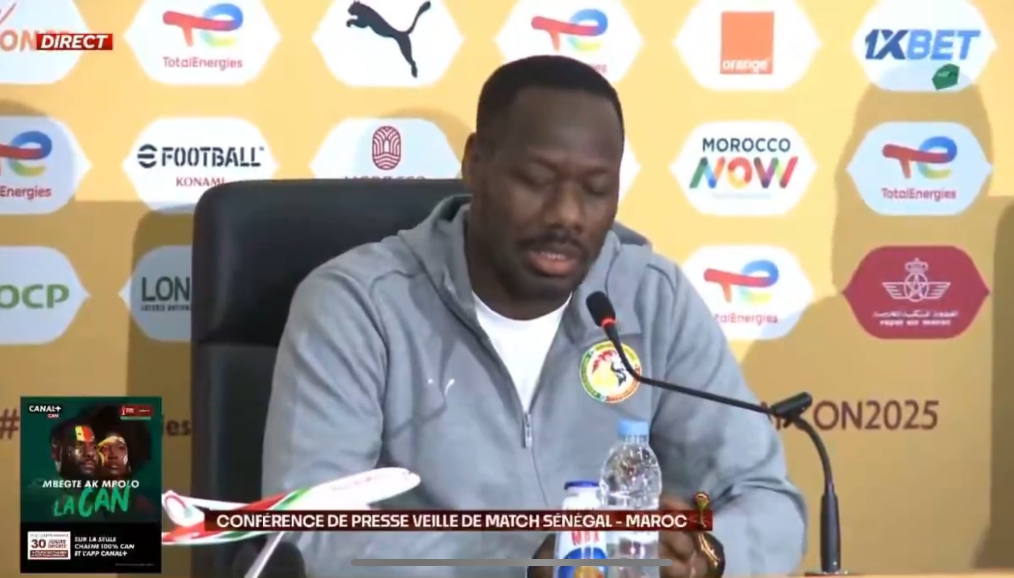 CAN 2025 : Thiaw « En Algérie ça c'était bien passé, ici... » (vidéo)