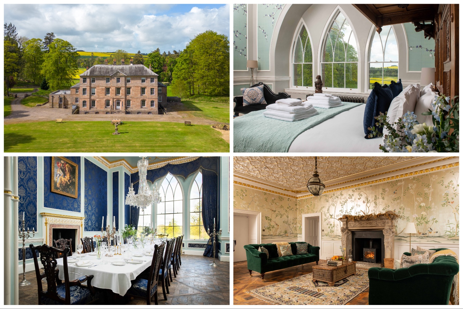 Inside stunning Northumberland manor house now available to hire for ...