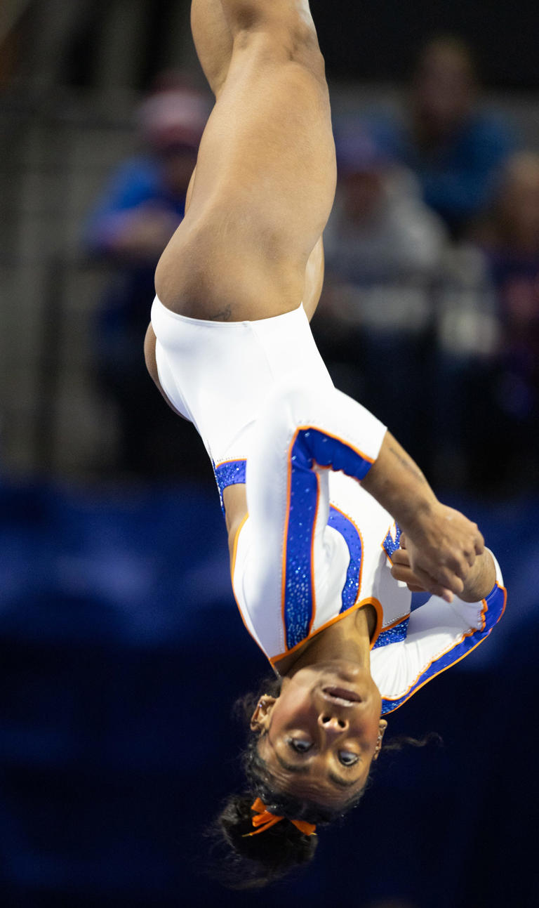Selena Harris-Miranda calms No. 1 Florida gymnastics, leads comeback vs ...
