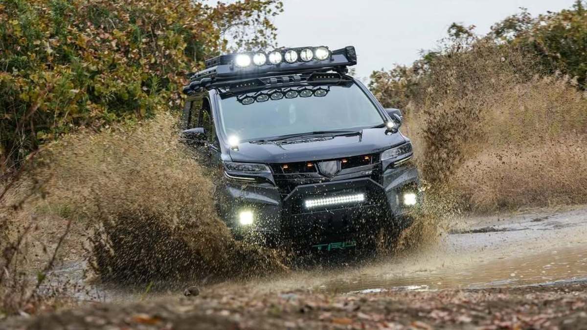This luxury Toyota minivan was never meant to go off-road