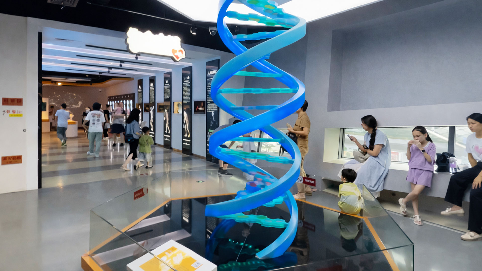 Learning about genes in Shenzhen museum