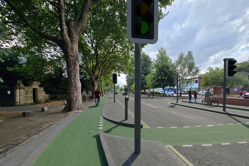 The busy Old Trafford through-route thats getting walking and cycling ...
