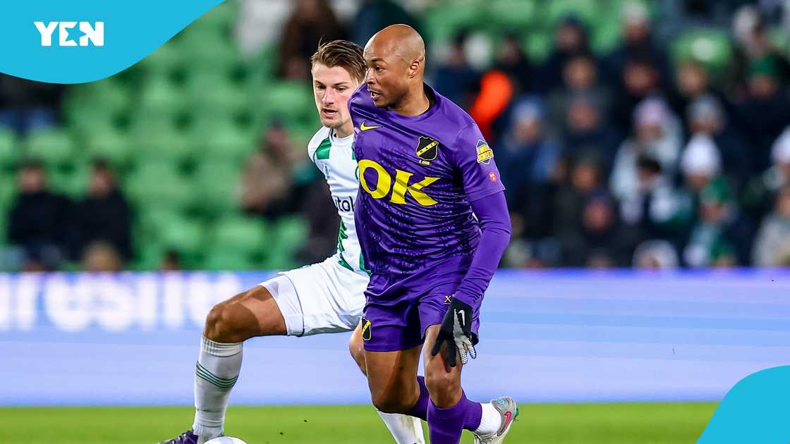 Code Micky 'falls' in love with Andre Ayew's new look, runs funny ...