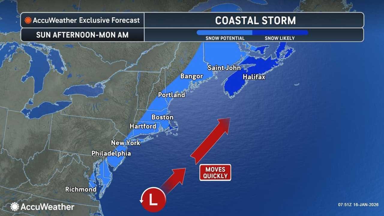 Snowfall map released for new winter storm taking aim at Northeast