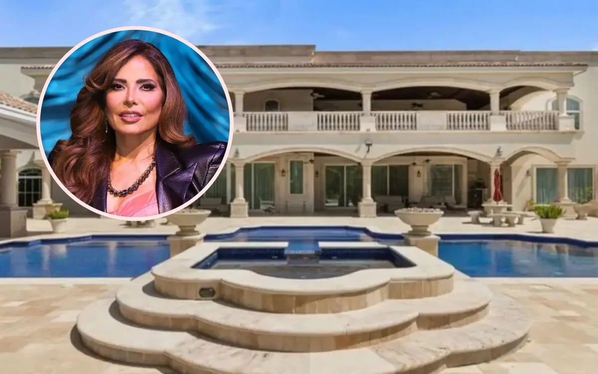 Así es la lujosa mansión de Gloria Trevi en Texas