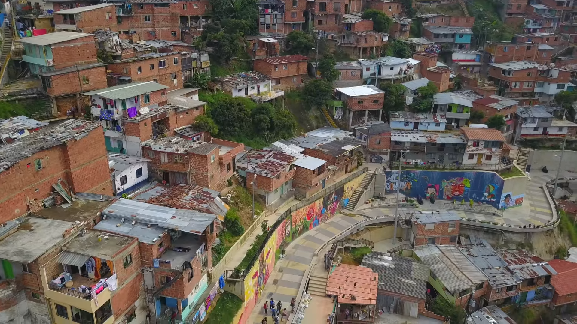 This neighborhood was so violent the army opened fire from helicopters