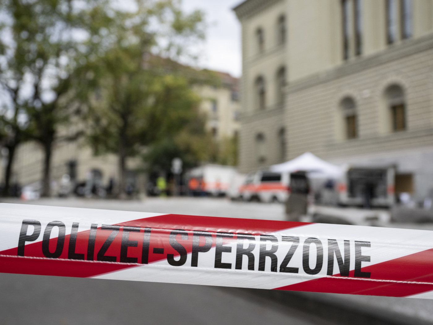 Déploiement policier à Berne lors d'une manifestation anti-WEF