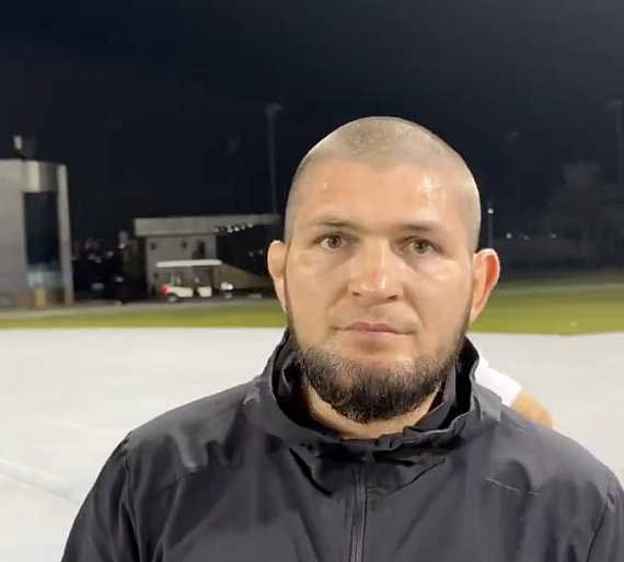 Khabib Nurmagomedov trains team to beat Islam Makhachev's sprint record