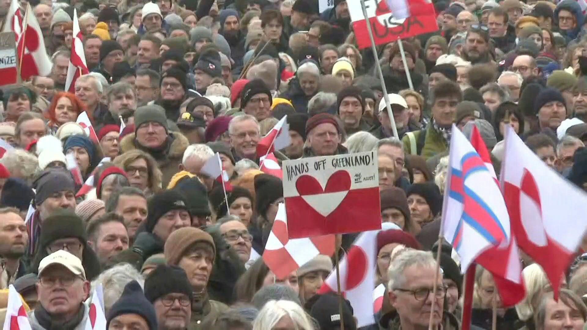 Kopenhagen: Tausende protestieren gegen Trumps Grönland-Ansprüche